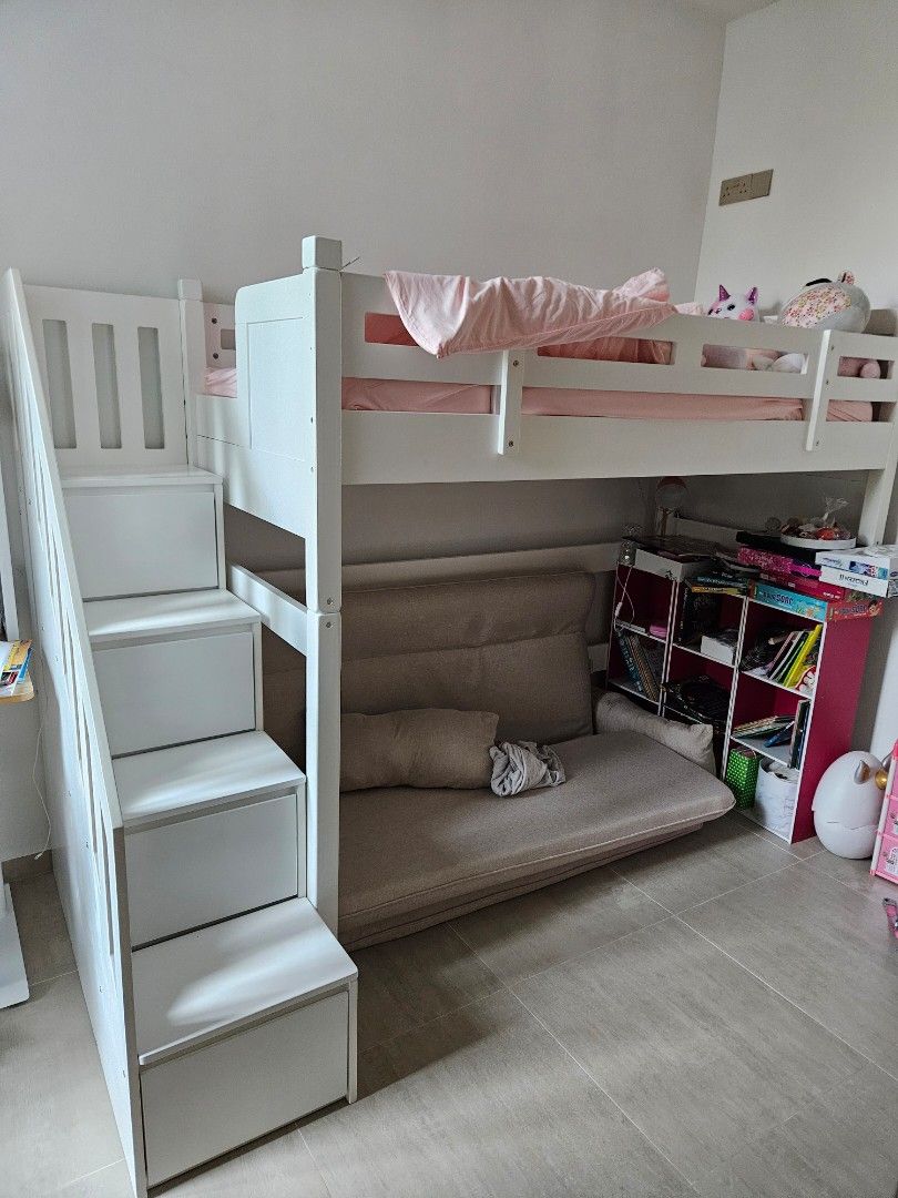 Single loft bed from Piccolo House, Furniture & Home Living, Furniture ...