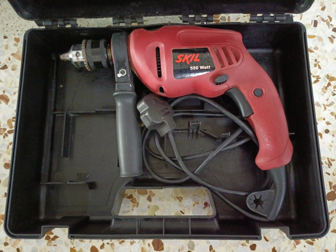 Skil 50Watt Drill Set with box, Corded Electric drill, Drill bits ...