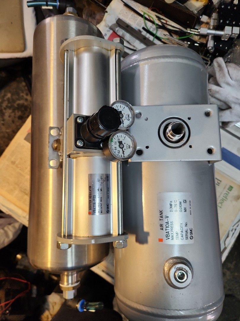 SMC AIR BOOSTER AND BOOSTER TANK VBAT10A VBA20A FESTO AIR BOOSTER TANK ...