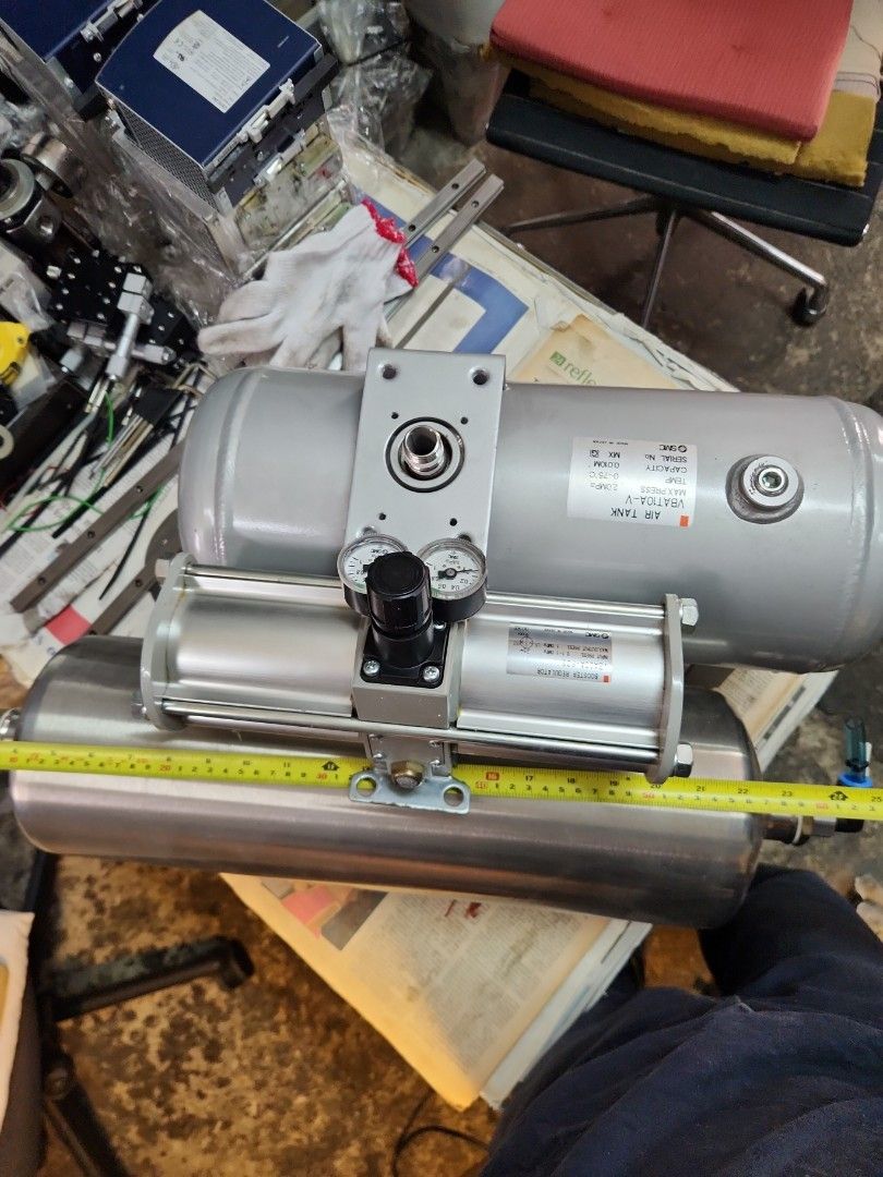 SMC AIR BOOSTER AND BOOSTER TANK VBAT10A VBA20A FESTO AIR BOOSTER TANK ...