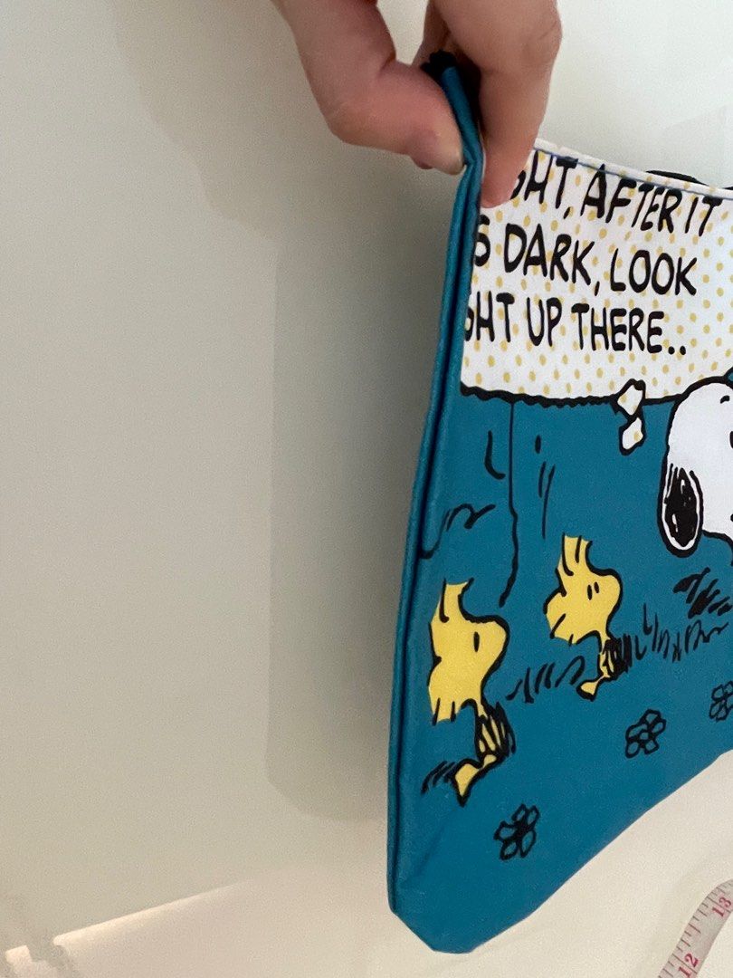 Snoopy Pouch - for cosmetics, toiletries , travelling & organising etc ...