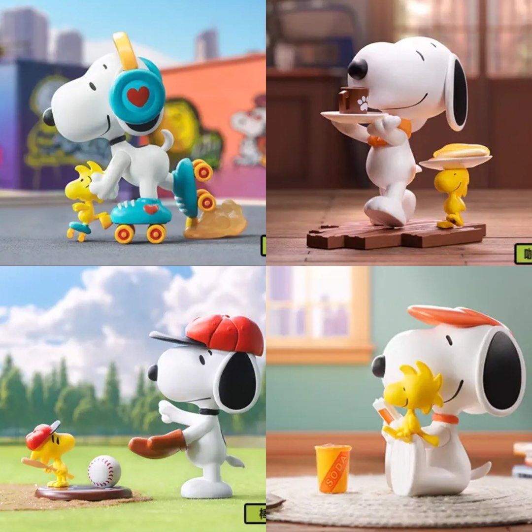 SNOOPY THE BEST FRIENDS FIGURINES POPMART / FULL SET / SINGLE BLIND BOX ...