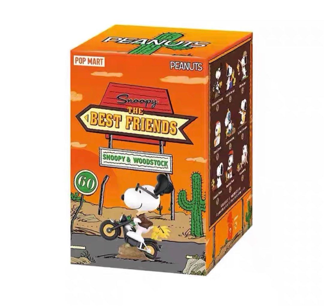 SNOOPY THE BEST FRIENDS FIGURINES POPMART / FULL SET / SINGLE BLIND BOX ...