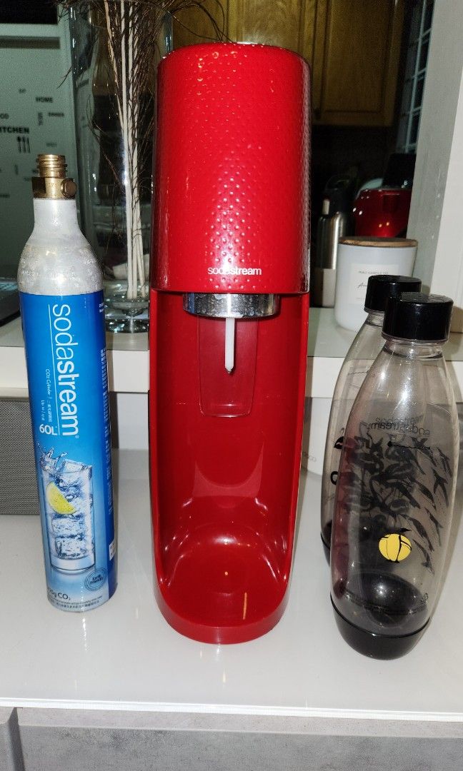 Sodastream Spirit Red - Sparking water maker, TV & Home Appliances ...