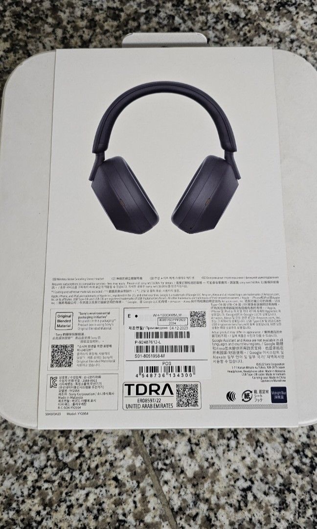 Sony WH 1000XM5 Wireless Noise Cancelling NC Headphones Midnight Blue ...