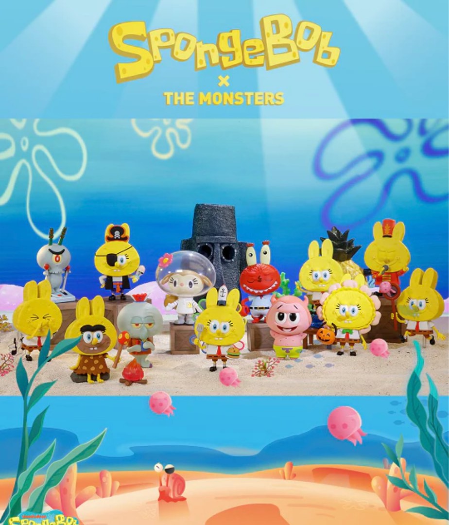 SPONGEBOB X THE MONSTERS SERIES, Hobbies & Toys, Toys & Games on Carousell