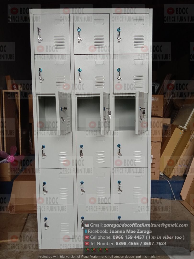STEEL LOCKER | OFFICE PARTITION OFFICE FURNITURE, Furniture & Home ...