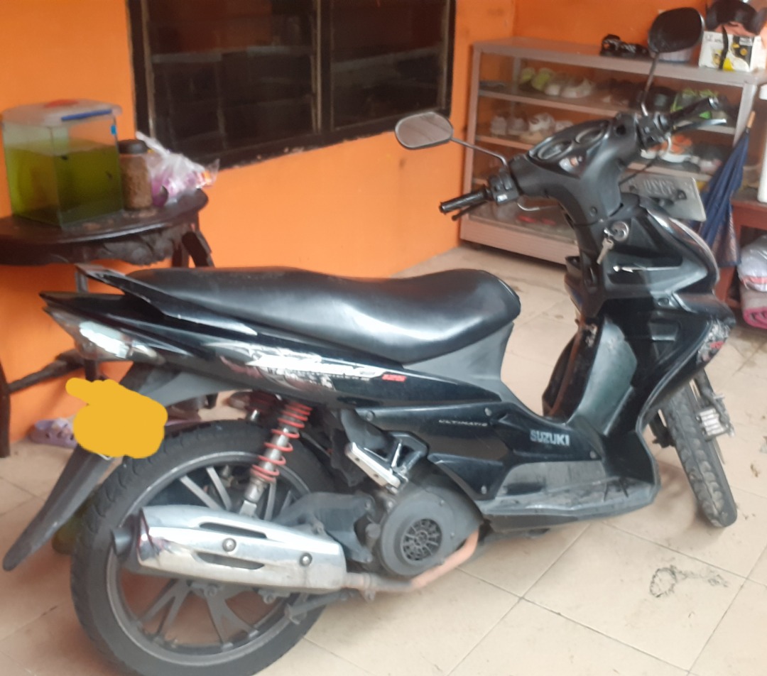 Suzuki Skywave 125 Night Rider Surat Komplit Mesin Normal Elektrik ...