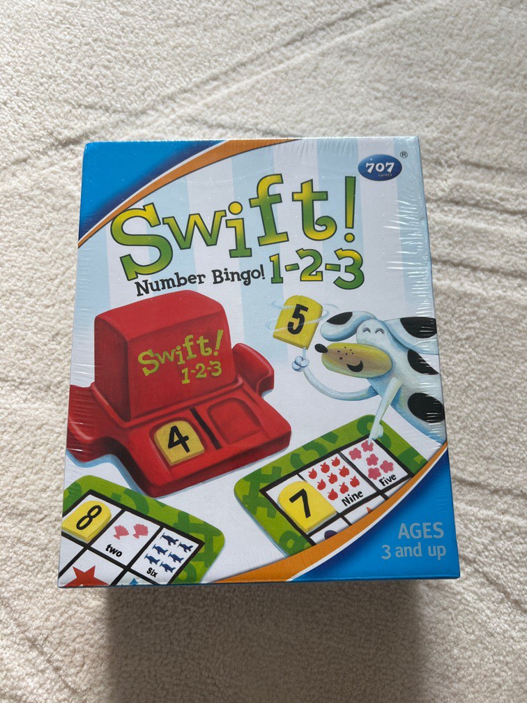 Swift Number Bingo 123, Hobbies & Toys, Toys & Games on Carousell