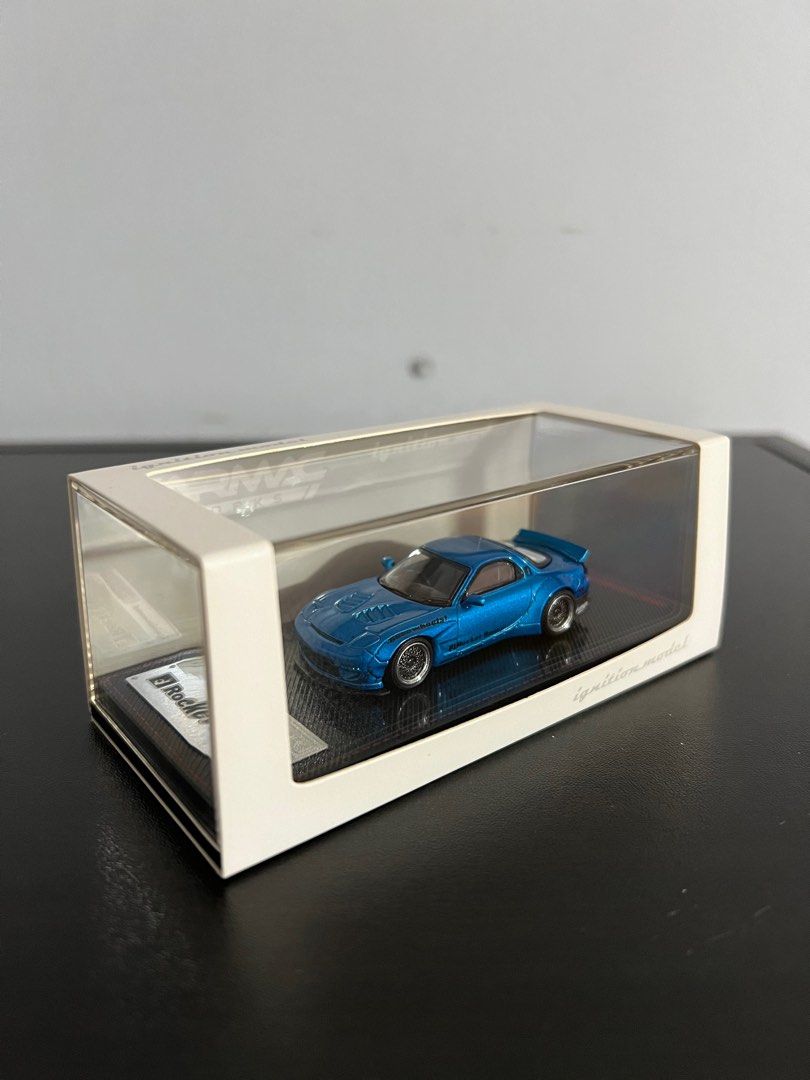 Tarmac Works x Ignition Model Pandem Rocket Bunny Mazda RX-7 FD3S. Not INNO64, TOMICA ., Hobbies ...