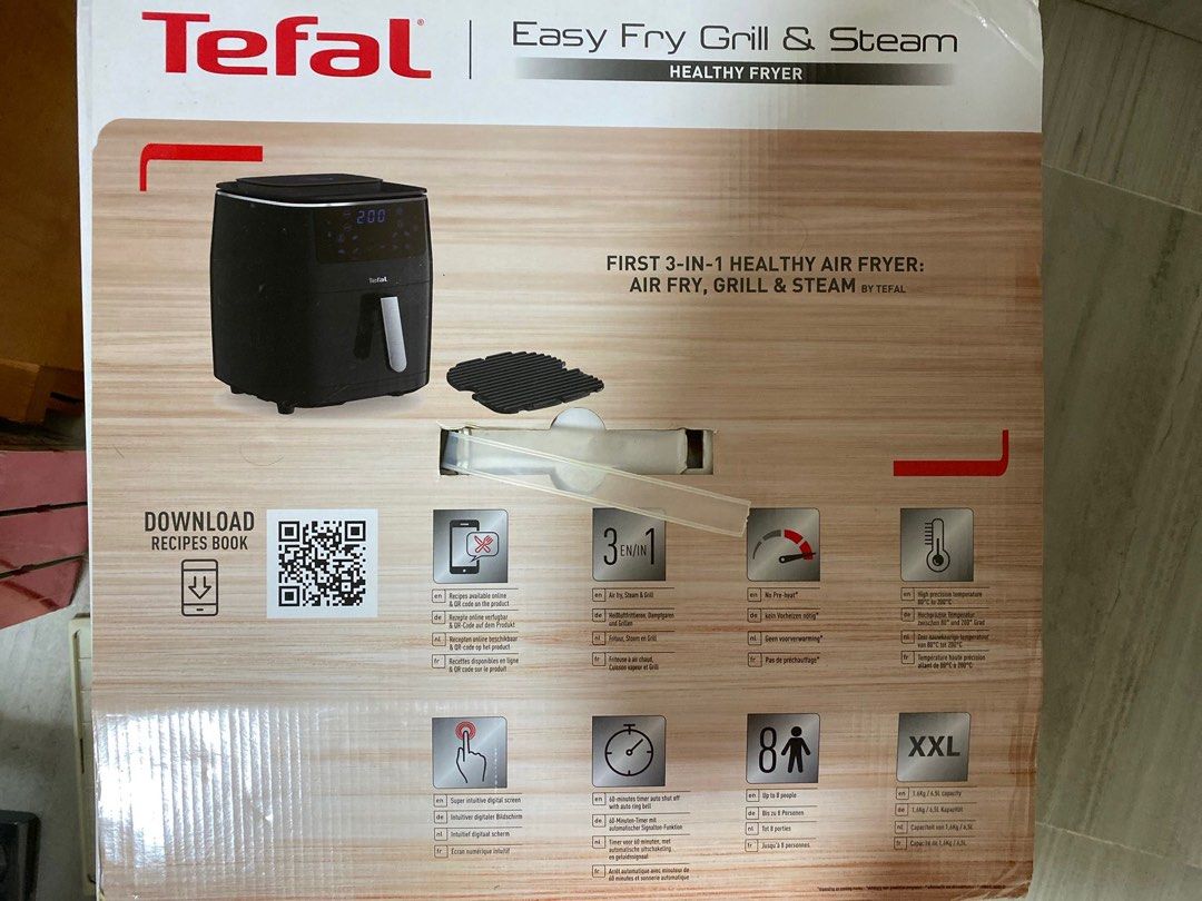 Tefal 3-in-1 (Fry, Grill, Steam), TV & Home Appliances, Kitchen Appliances, Fryers on Carousell