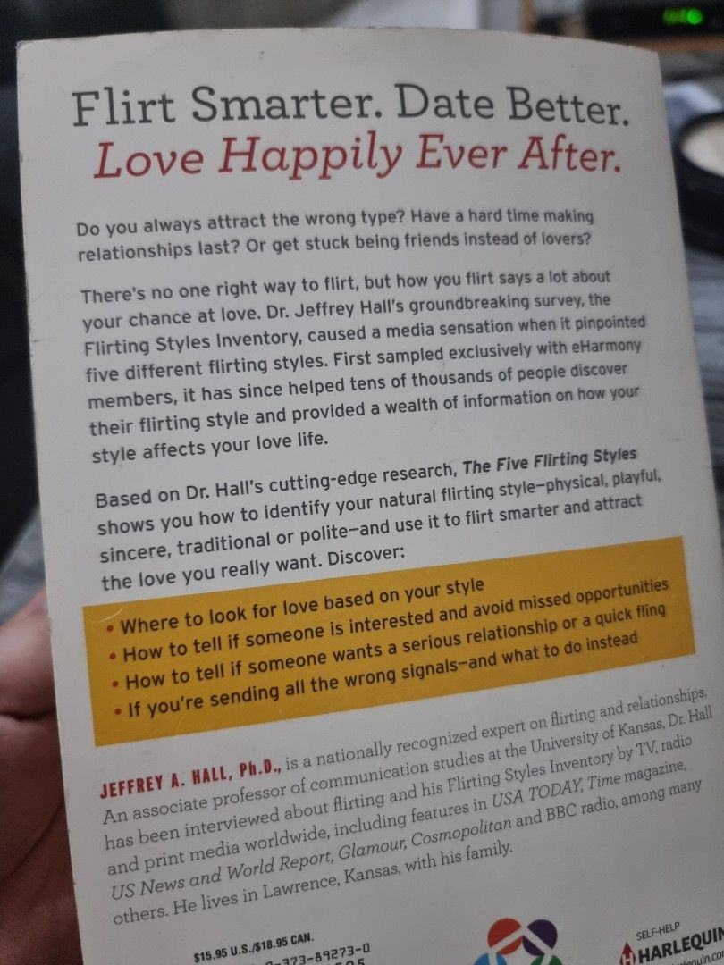 The Five Flirting Styles Hobbies And Toys Books And Magazines Fiction