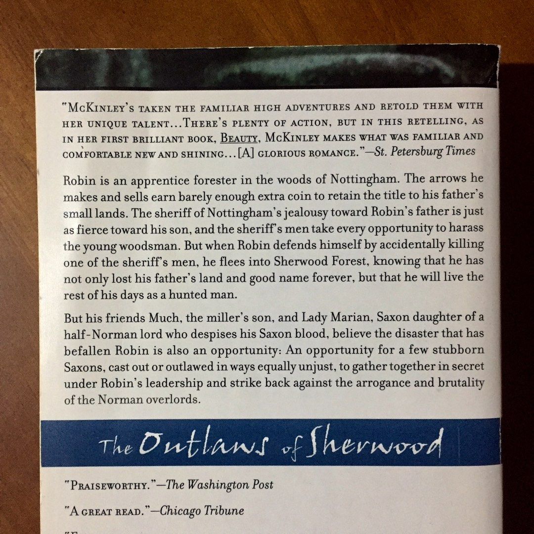 The Outlaws of Sherwood by Robin McKinley (YA / Retelling / Robin Hood ...