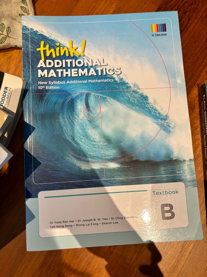Think! Additional Mathematics Textbook, Hobbies & Toys, Books ...