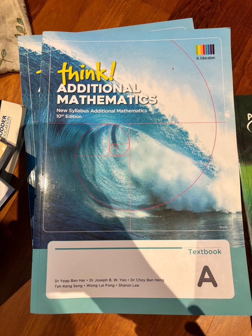 Think! Additional Mathematics Textbook, Hobbies & Toys, Books ...