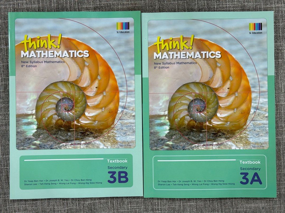think! Mathematics 3A & 3B e-Bundle: Secondary 3 Express, Hobbies ...