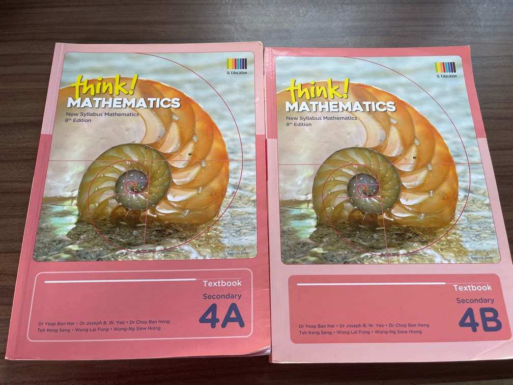 think! mathematics tb sec 4 both A&B, Hobbies & Toys, Books & Magazines ...