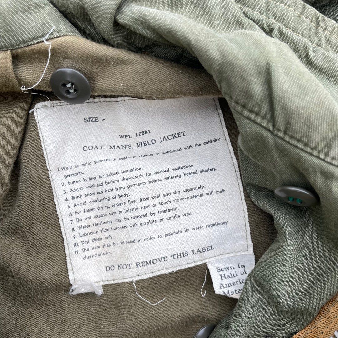 This Beautifully Beaten Up 1960s M65 Field Jacket, Men's Fashion, Coats ...