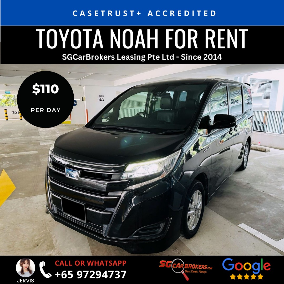 TOYOTA NOAH HYBRID 1.8 FOR RENT $110/DAY AND DEPOSIT $1000. GOOD ...