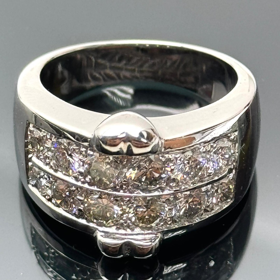 TP-18KWG Diamond Ring, Women's Fashion, Jewelry & Organisers, Rings on ...