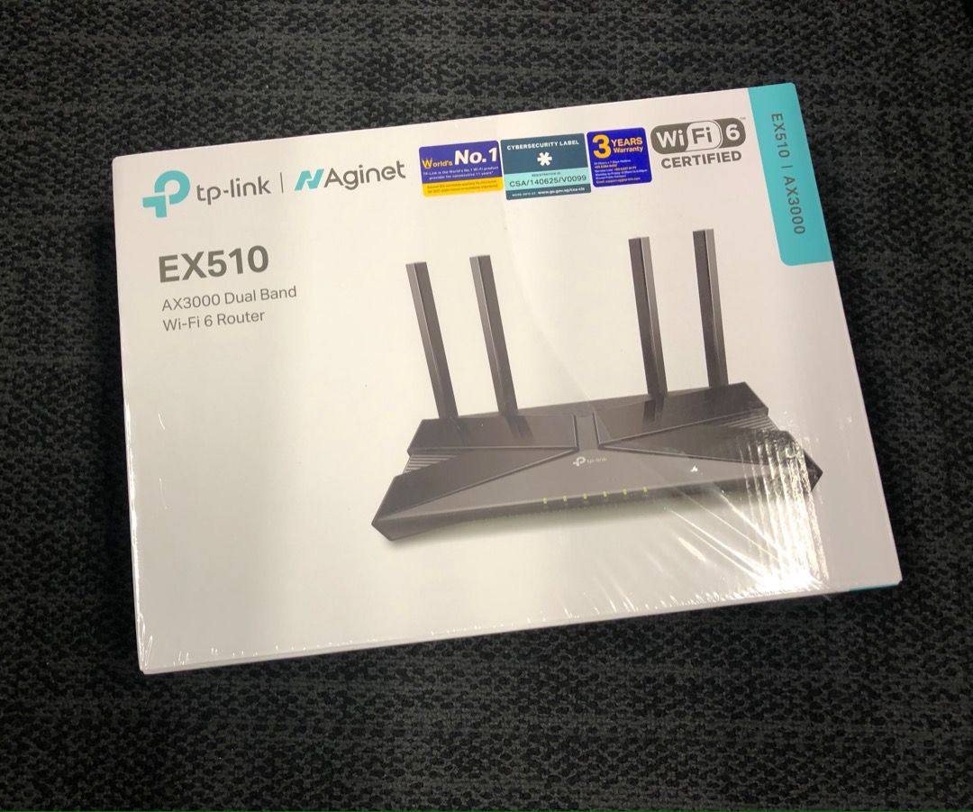 TP-Link Wifi Router Ex 510 | AX3000, Computers & Tech, Parts ...