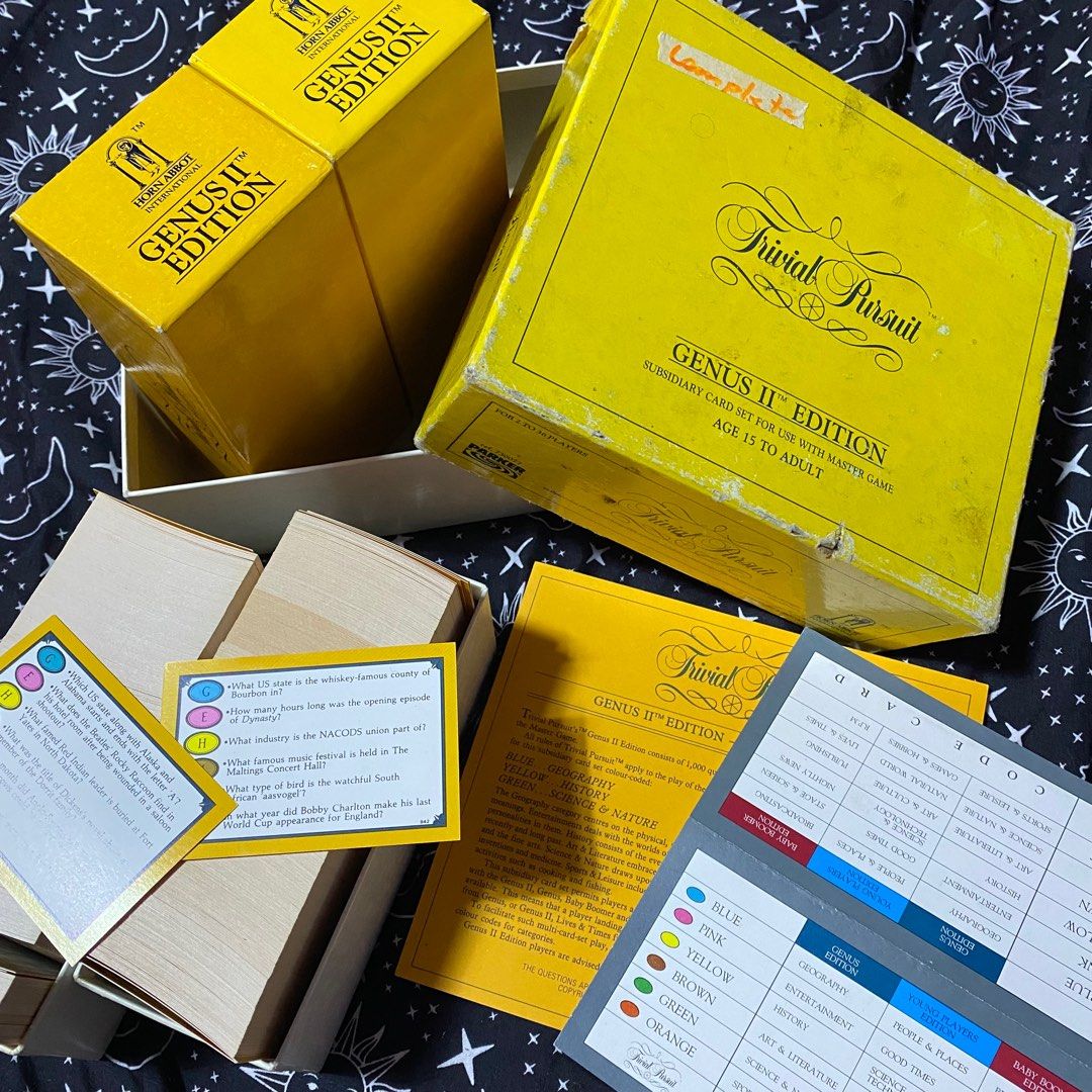 Trivial Pursuit: Genius II Edition, Hobbies & Toys, Toys & Games on ...