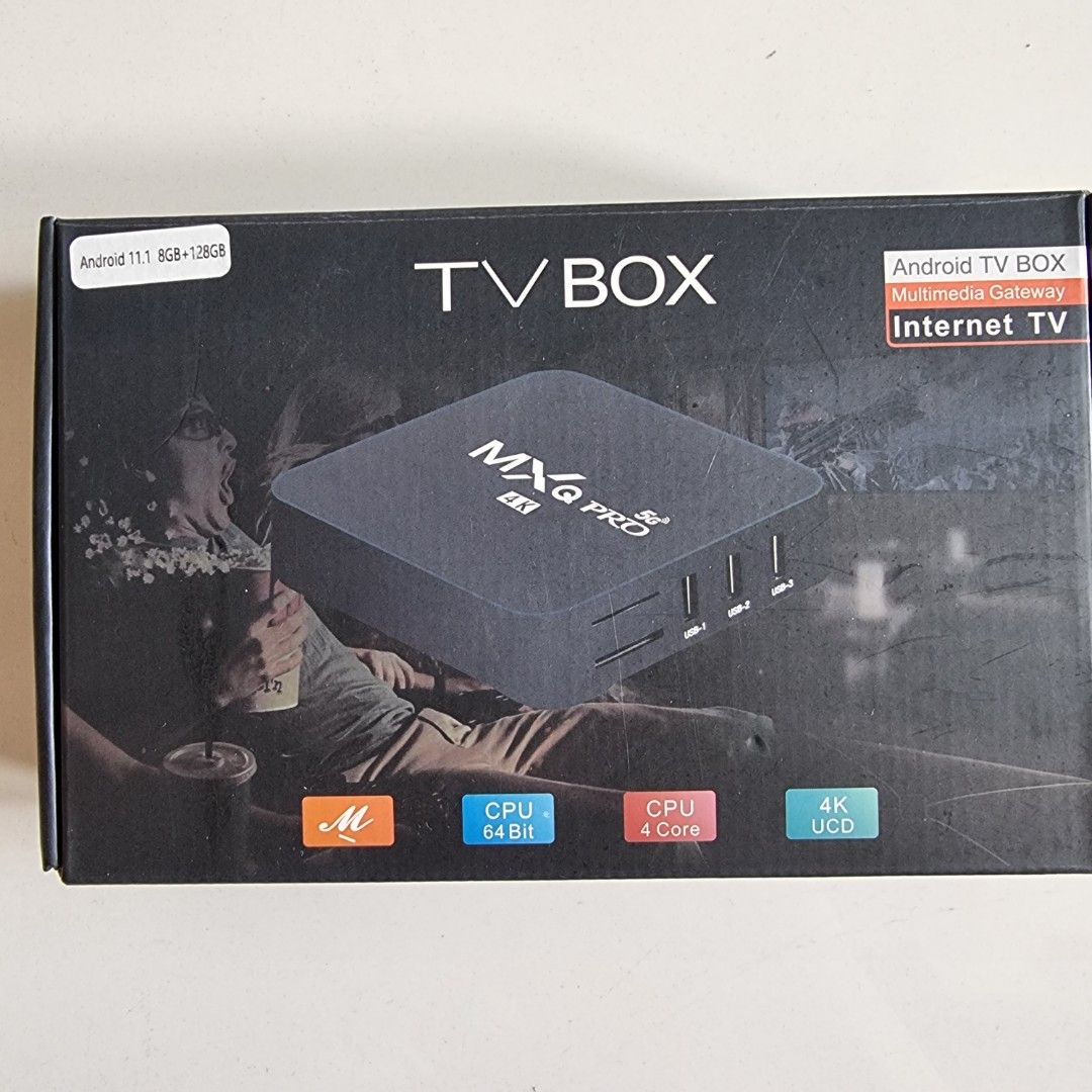 Tv box 4K brand new, TV & Home Appliances, TV & Entertainment, Entertainment Systems & Smart ...