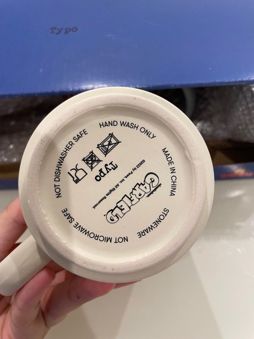 TYPO x Garfield Coffee Mug x 1 unit - "I'm Up for a Cup", Furniture ...