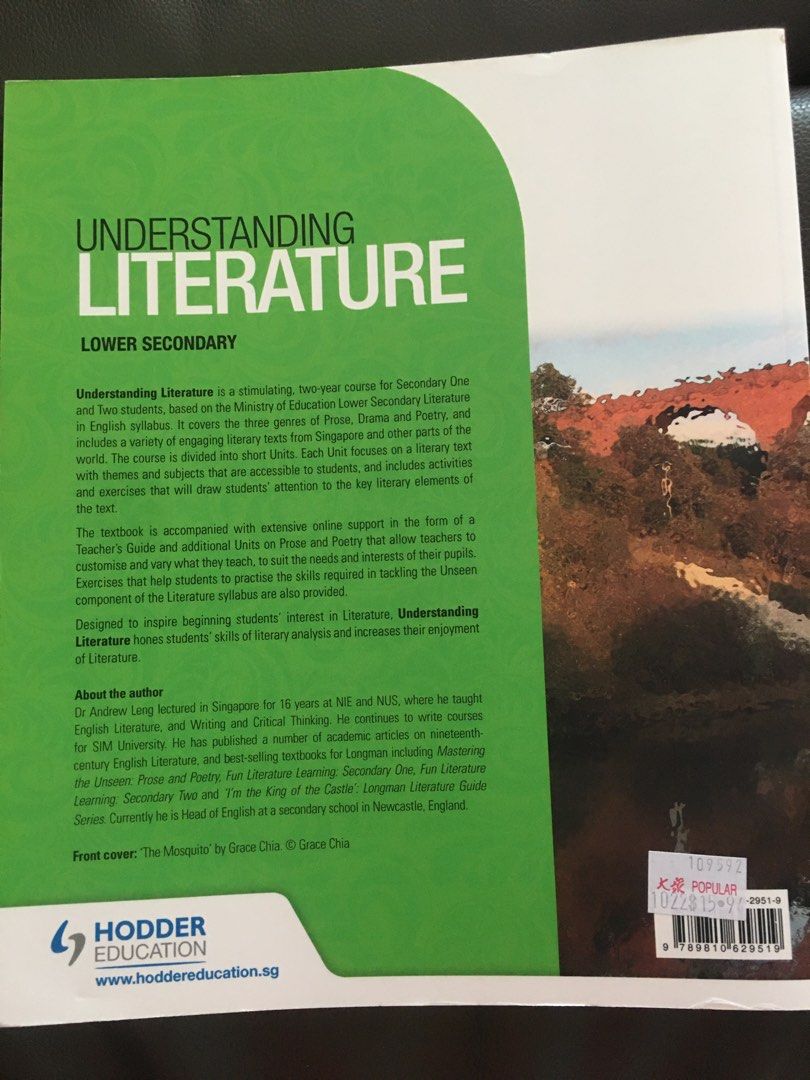 Understanding Literature Lower Secondary, Everything Else on Carousell