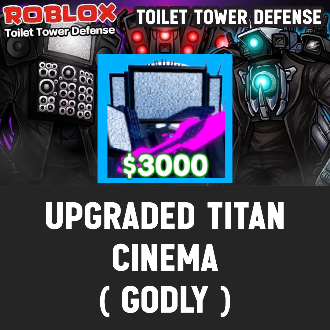 Upgraded Titan Cinema Toilet Tower Defends Units, Video Gaming, Gaming ...