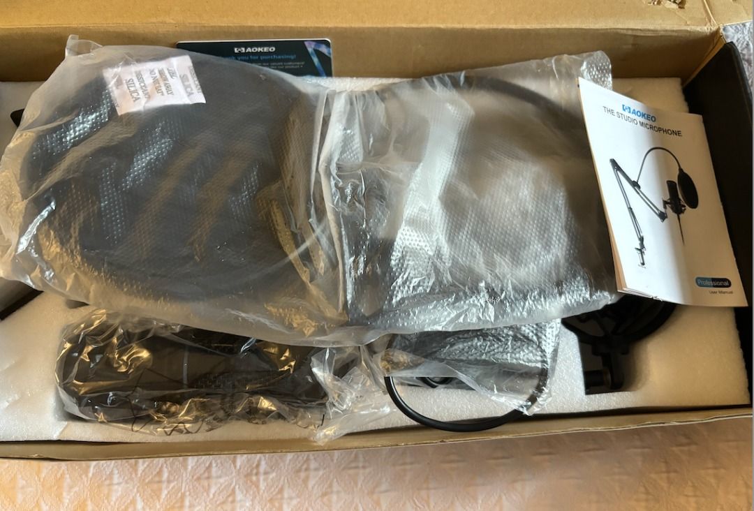 USB Condenser Microphone, Aokeo-60 USB set with AK-35 Professional PC ...