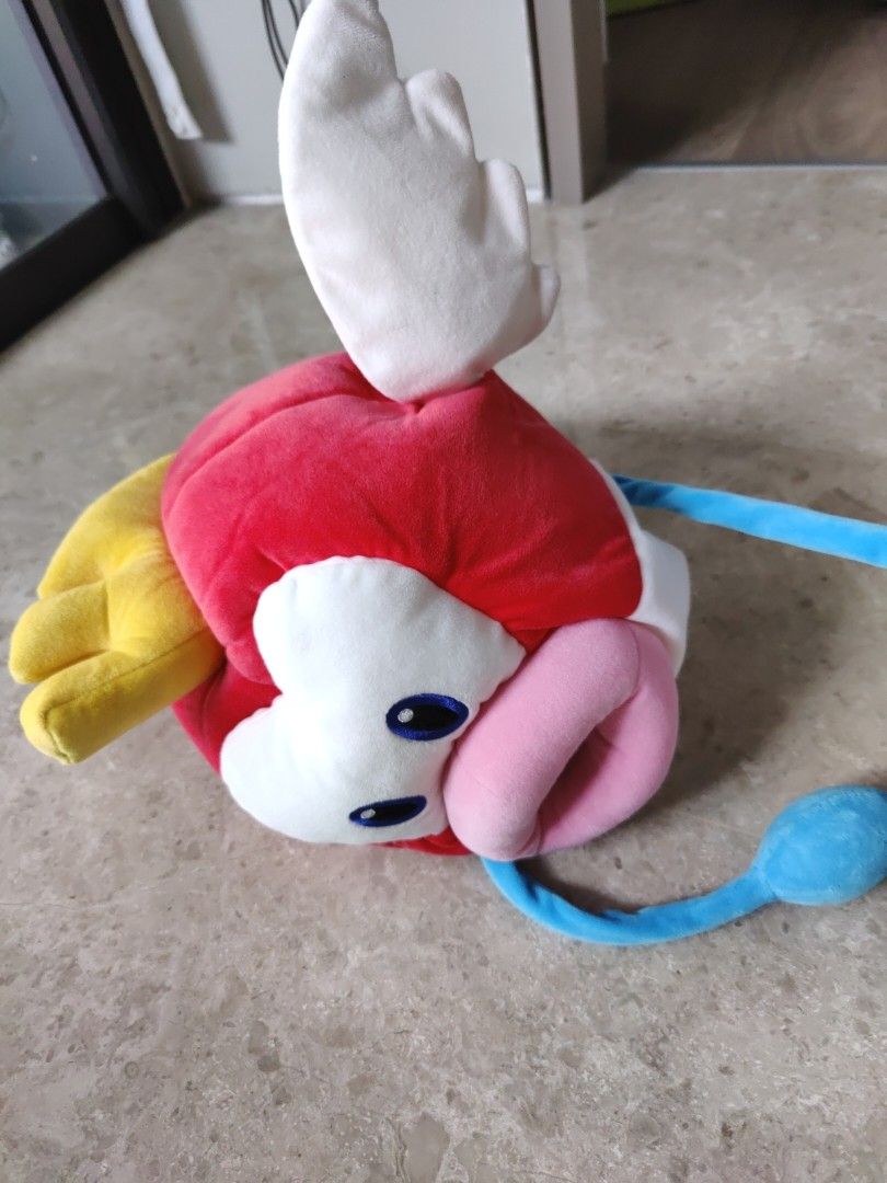 USJ fish cheep cheep plush hat with moving flap wings ears, mario land ...