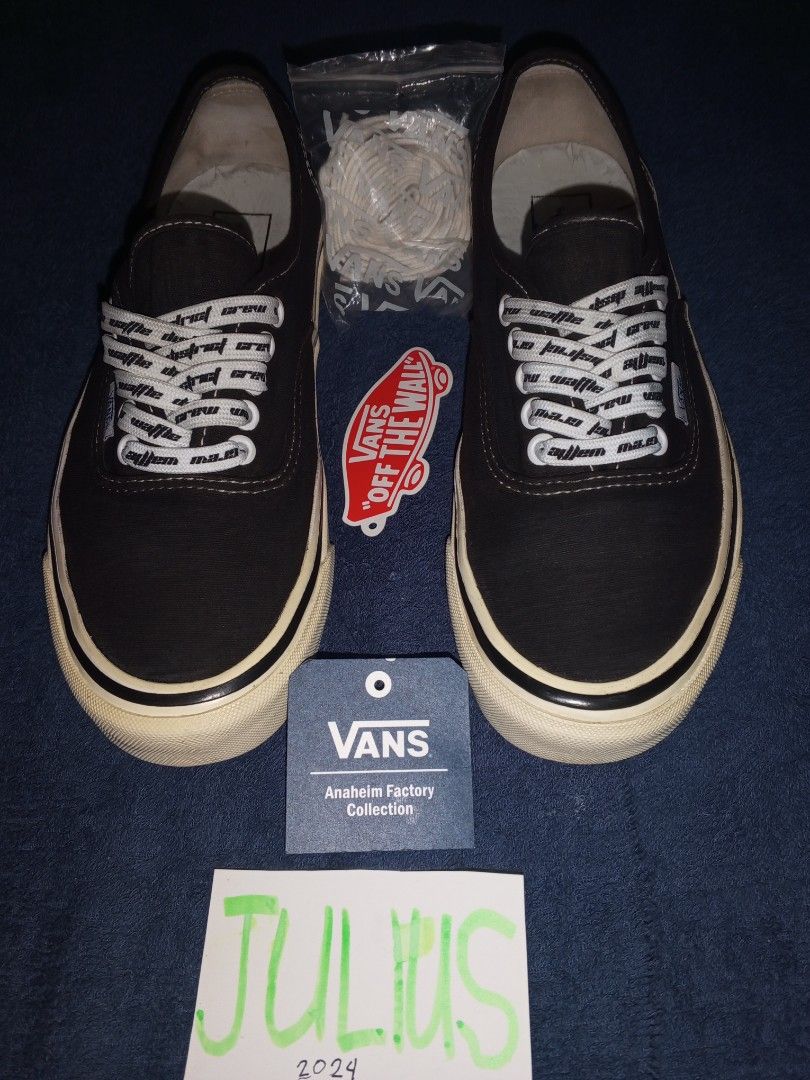 Vans Style 44Dx Anaheim Authentic Black And White, Men's Fashion ...