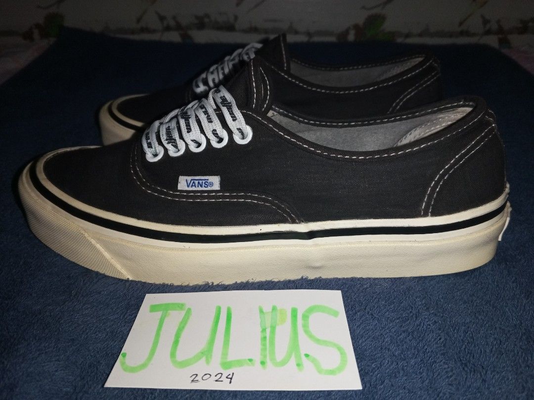 Vans Style 44Dx Anaheim Authentic Black And White, Men's Fashion ...