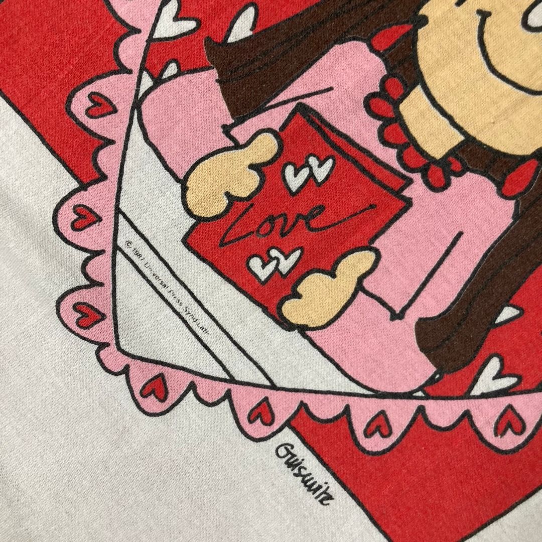 Vintage 80's Cathy Comic Strip Ringer T-shirt, Women's Fashion, Tops ...