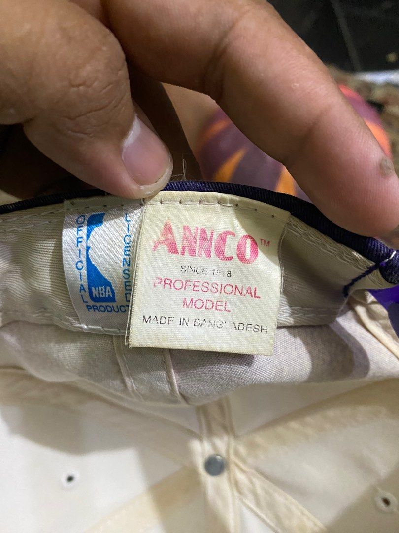 Vintage ANNCO NBA Utah Jazz Paint Splatter Splash Snapback Cap Hat, Men ...