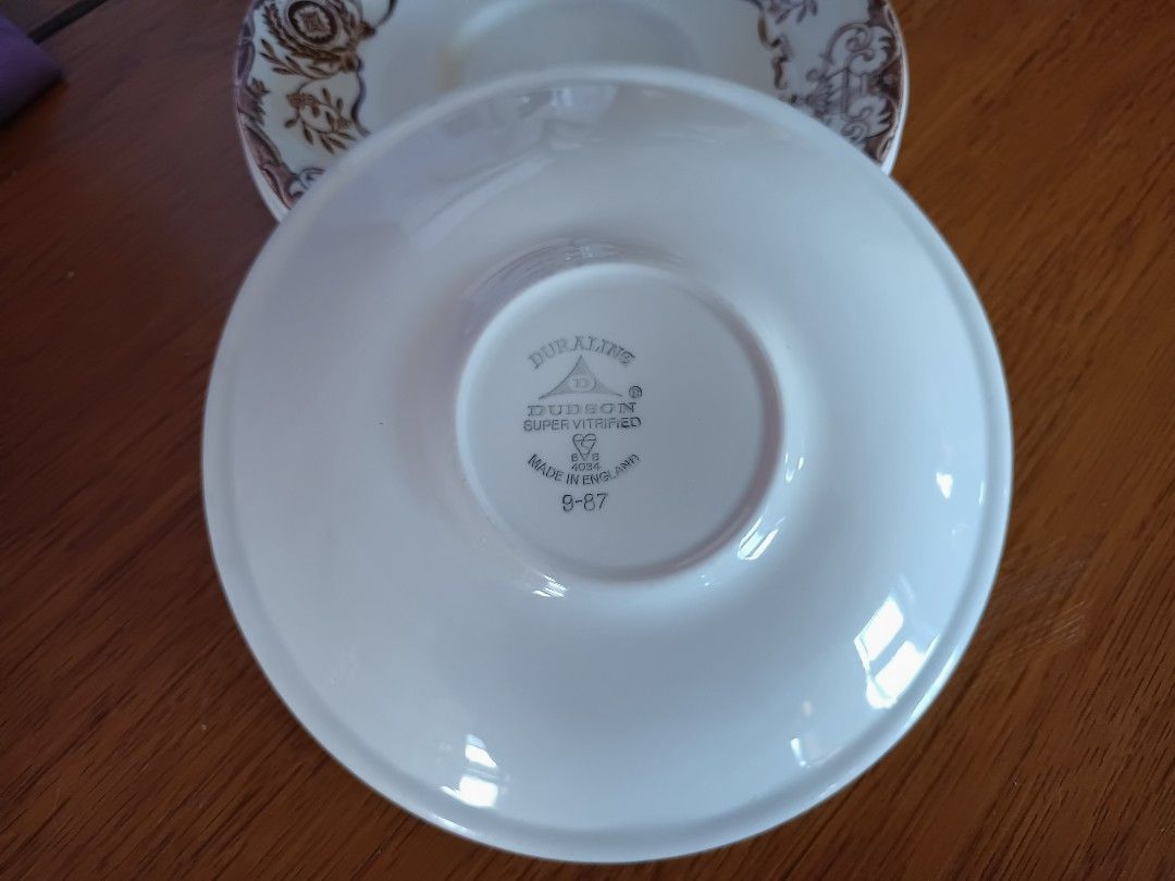 Vintage Duraline Dudson Super Vitrified, Furniture & Home Living ...