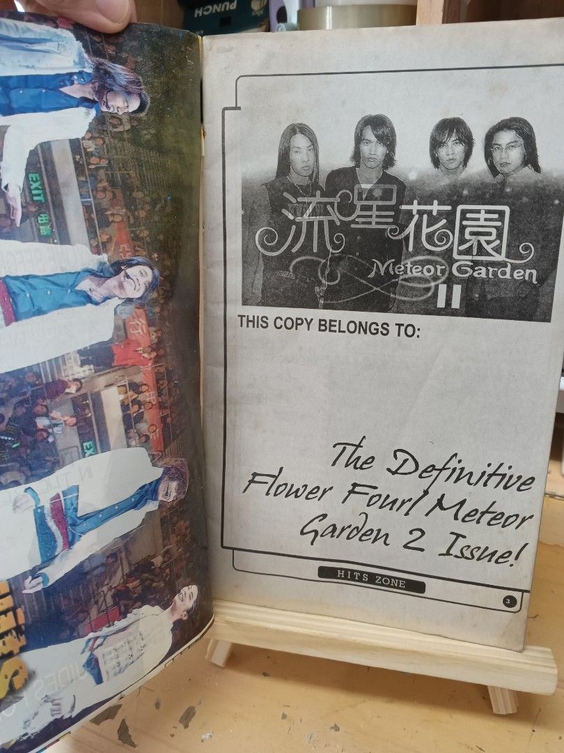 Vintage HITS ZONE Songhits Song Hits Music Magazine - Meteor Garden, F4 ...