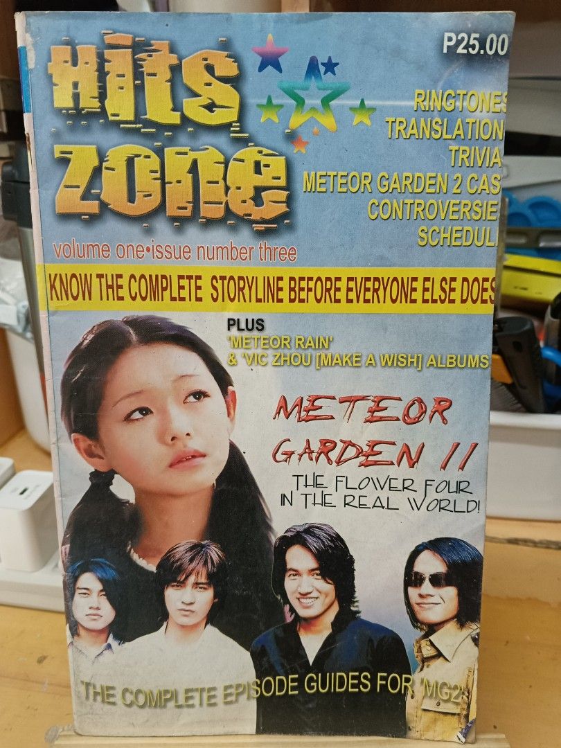 Vintage HITS ZONE Songhits Song Hits Music Magazine - Meteor Garden, F4 ...