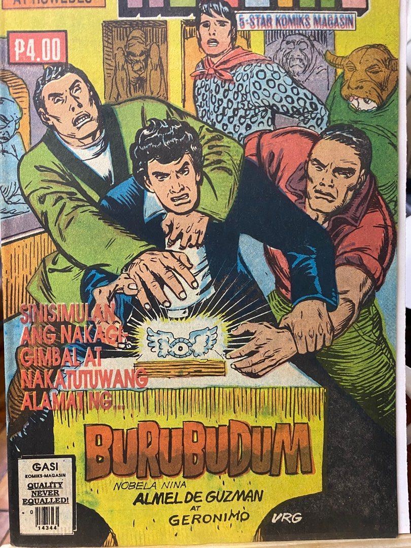 Vintage Pinoy Klasiks 5-Star Komiks Magasin Mayo 7,1992 - Burubudum ...