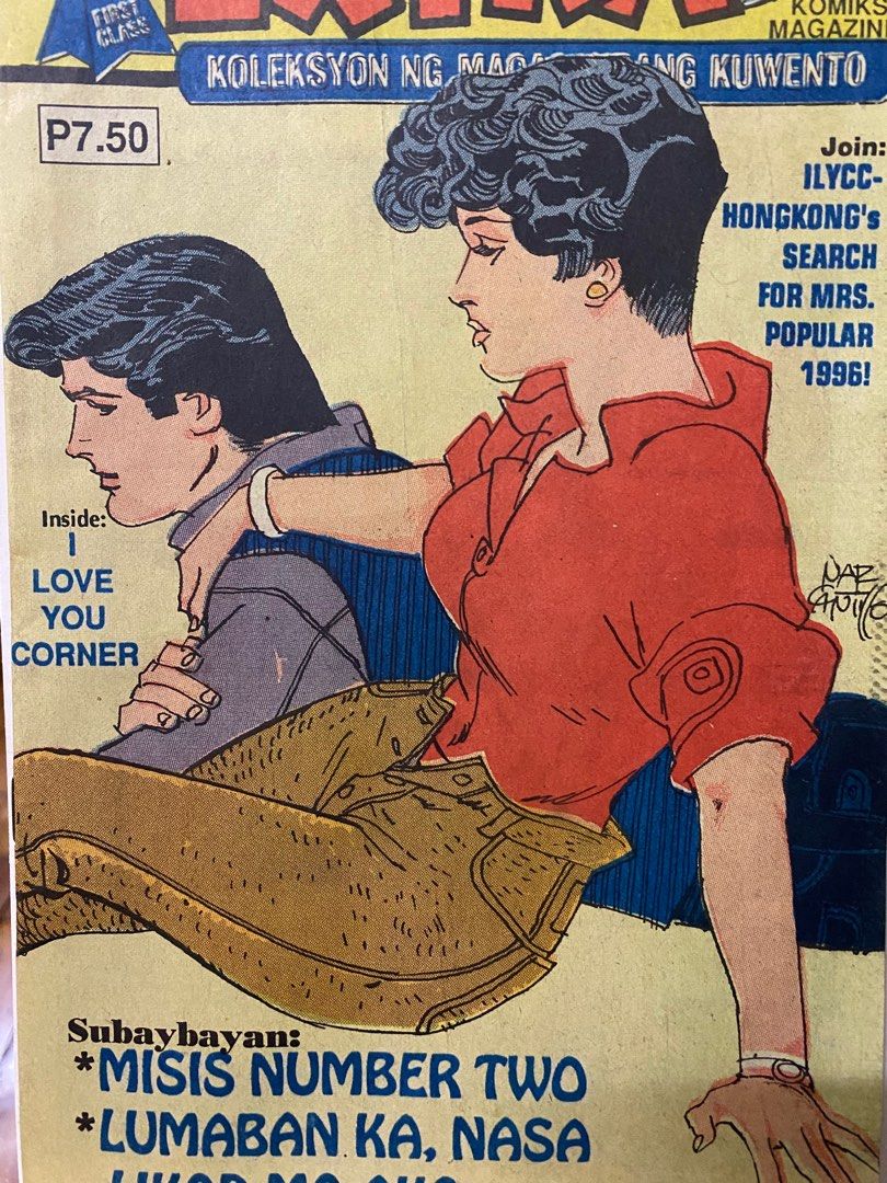 VINTAGE TAGALOG EXTRA SPECIAL KOMIKS MAGAZINE - I LOVE YOU CORNER ...
