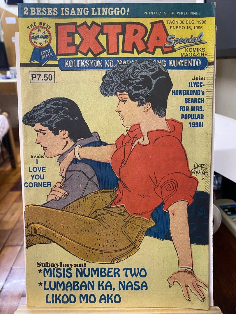 VINTAGE TAGALOG EXTRA SPECIAL KOMIKS MAGAZINE - I LOVE YOU CORNER ...