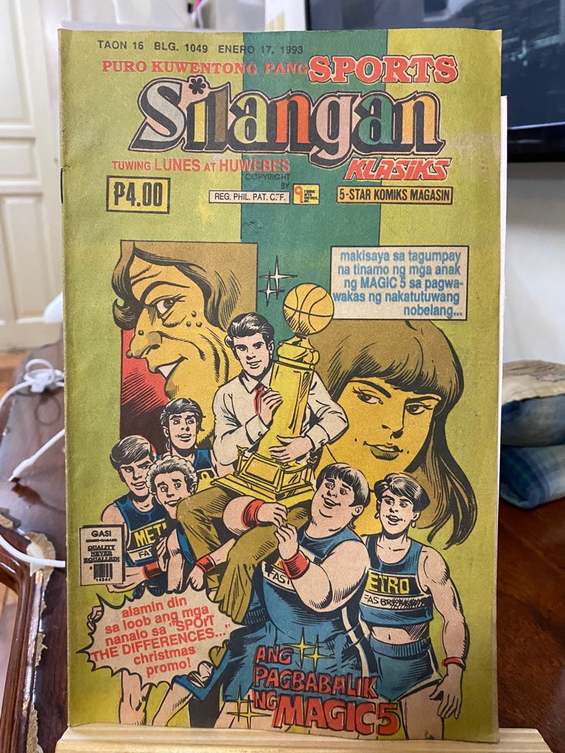 Vintage Tagalog Komiks - Puro Kwentong pang SPORTS SILANGAN KLASIKS ...