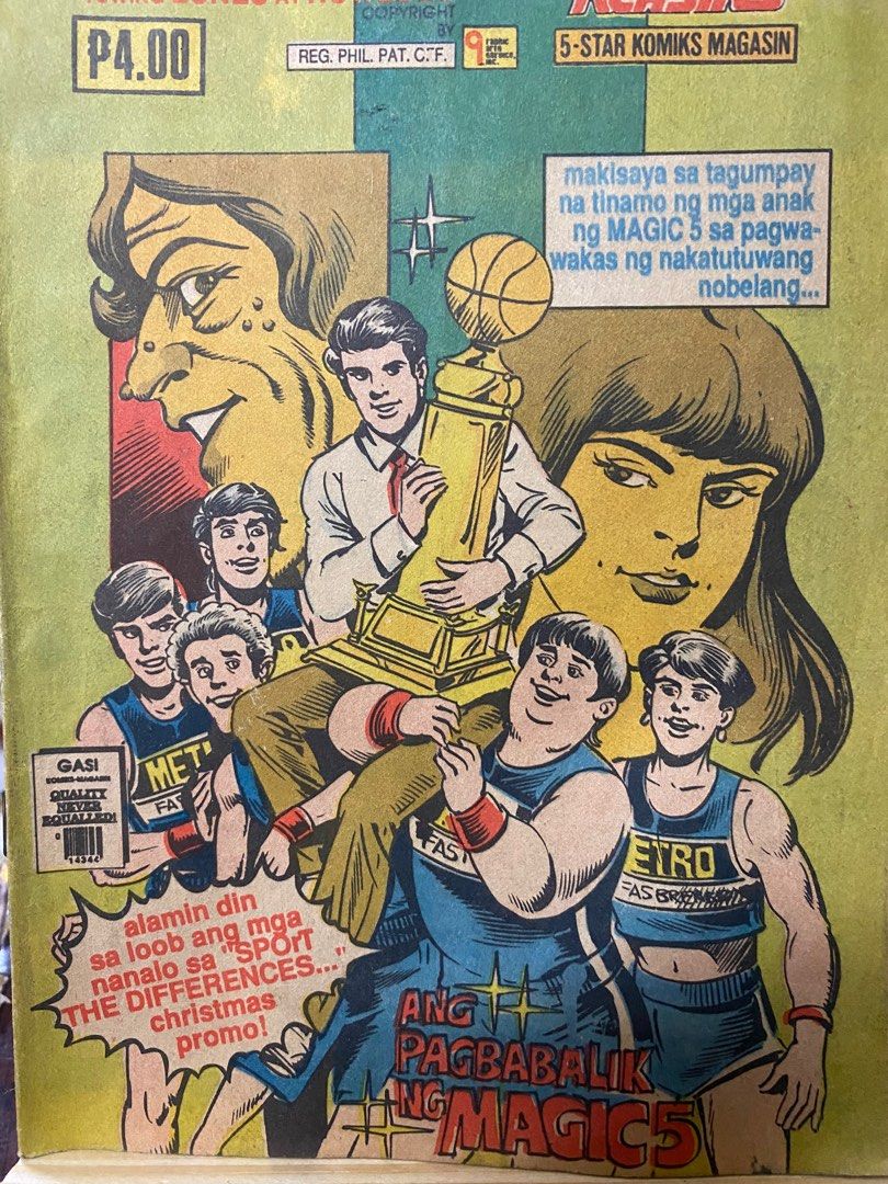 Vintage Tagalog Komiks - Puro Kwentong pang SPORTS SILANGAN KLASIKS ...