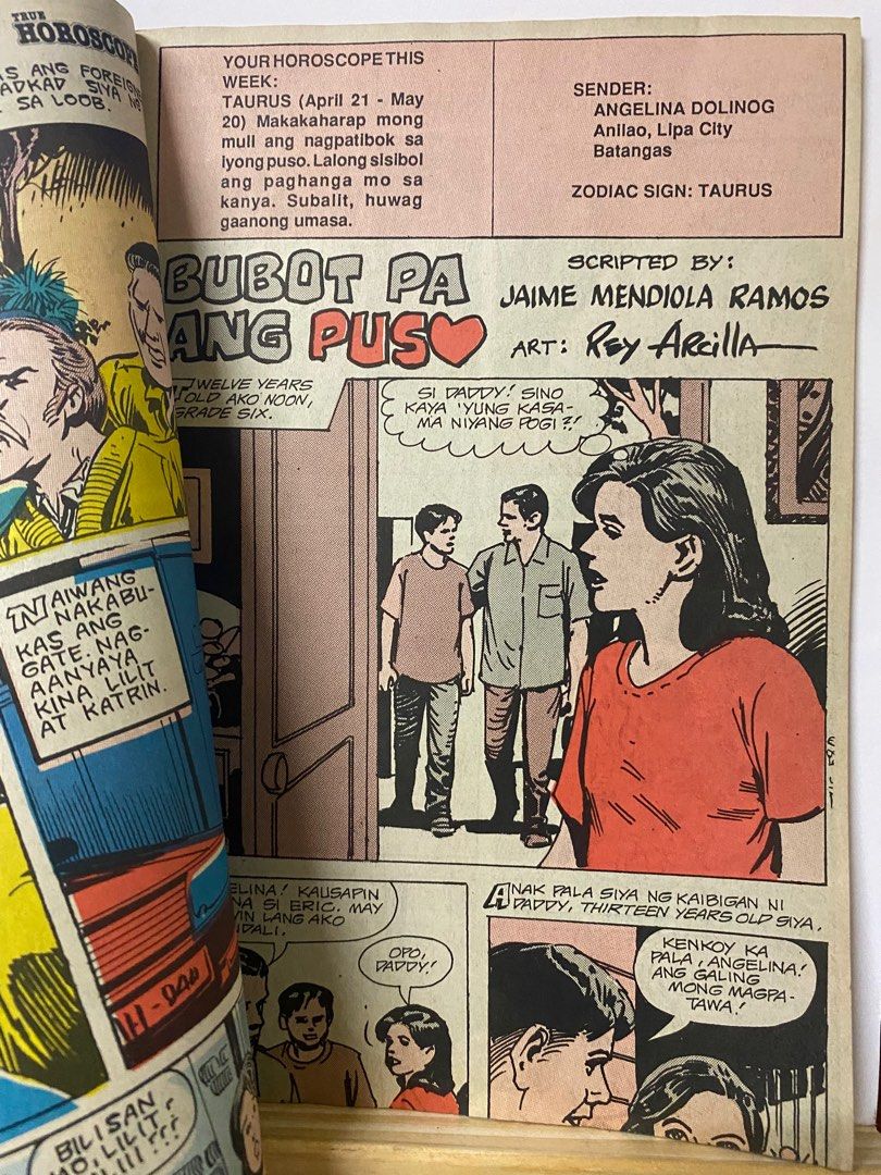 Vintage Tagalog Komiks - True Horoscope Stories - Marso, 1998 - Mikee ...