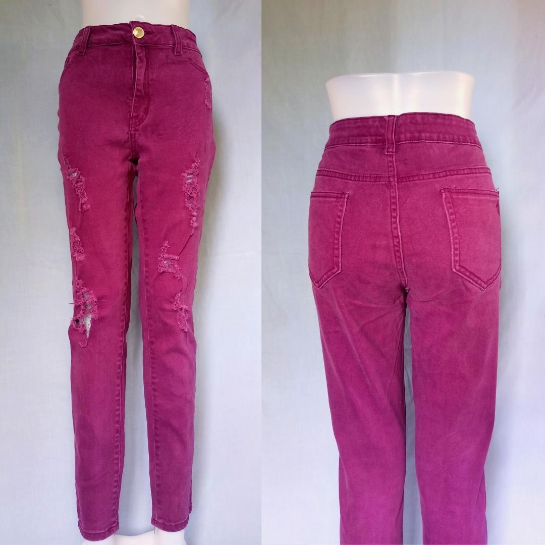 VIP Skinny Ripped Jeans, Women's Fashion, Bottoms, Jeans on Carousell