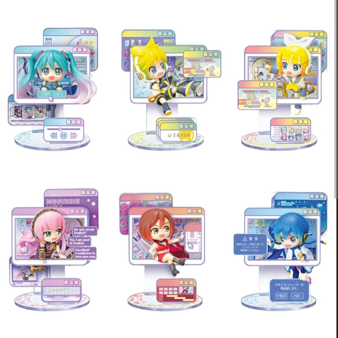 vocaloid window figure (RIN AND MEIKO), Hobbies & Toys, Toys & Games on ...