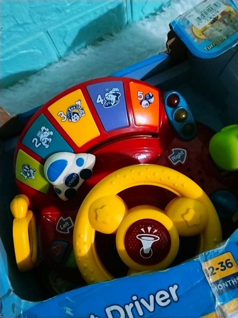 VTech Baby Tiny Tot Driver, Babies & Kids, Infant Playtime on Carousell