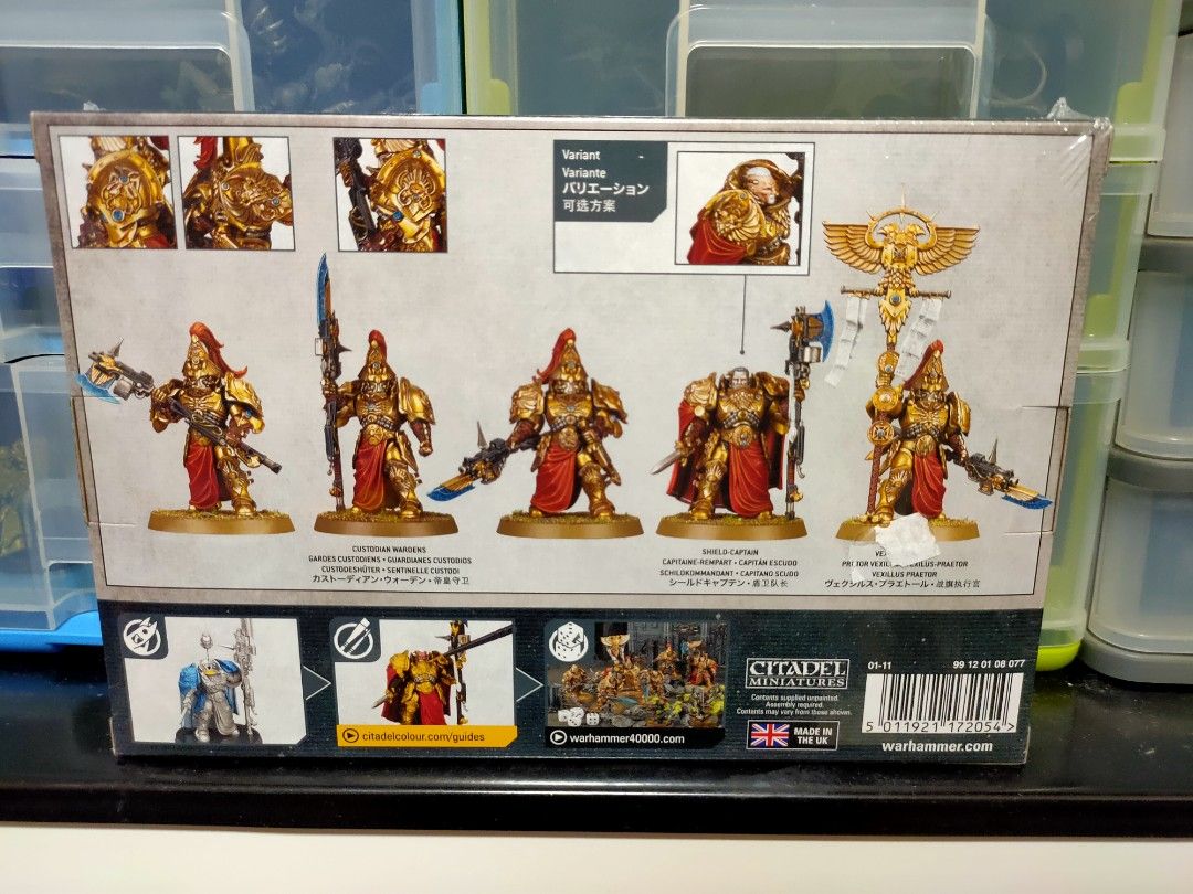 Warhammer 40K Adeptus Custodes Custodian Wardens NEW, Hobbies & Toys ...