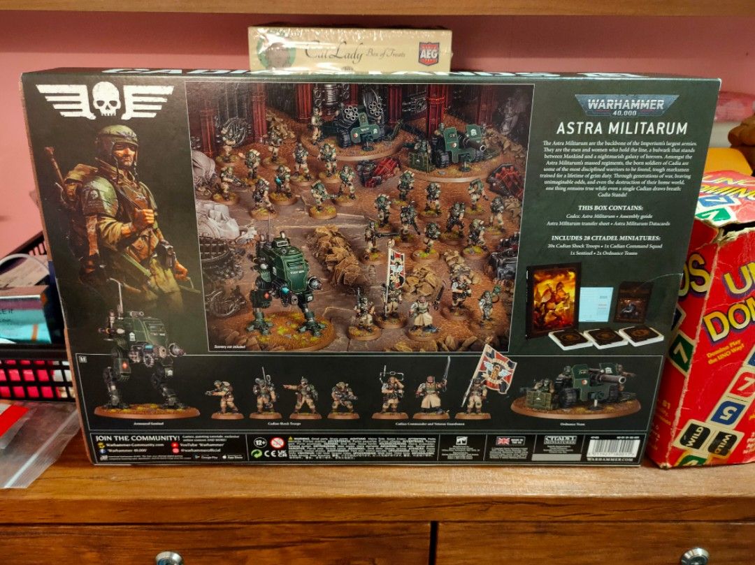 Warhammer 40K Cadia Stands Astra Militarum Combat Patrol NEW, Hobbies ...
